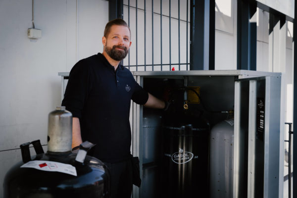 Påfyllning och byte | Gasolfyllarna